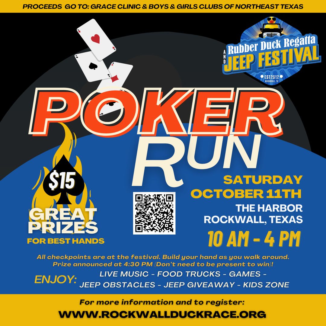 Poker Run – Rubber Duck Regatta and Jeep Festival